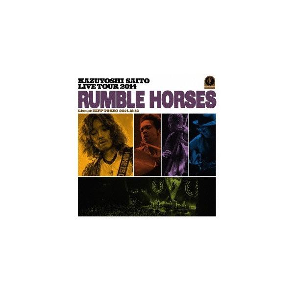 【発売日：2015年03月18日】斉藤和義/KAZUYOSHI SAITO LIVE TOUR 2014 "RUMBLE HORSES" Live at ZEPP TOKYO 2014.12.12 [通常盤]、メディア：CDA、発売日：20...