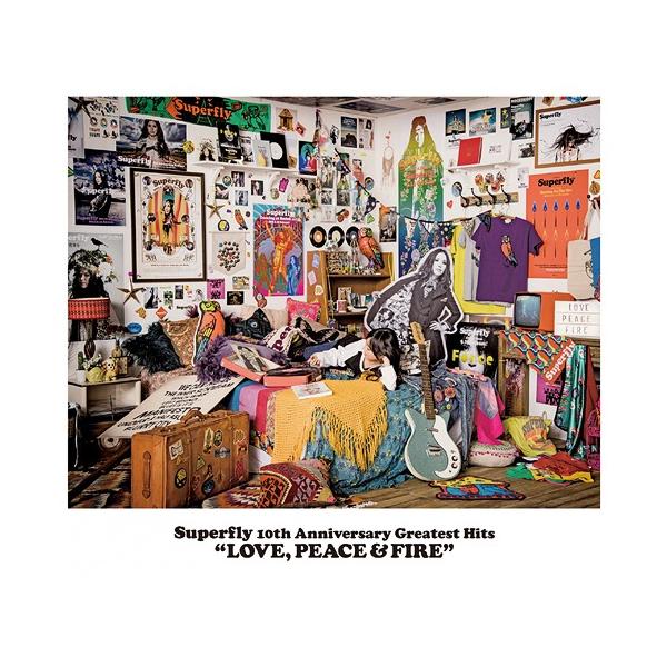 【発売日：2017年04月04日】Superfly/Superfly 10th Anniversary Greatest Hits『LOVE  PEACE &amp; FIRE』 [通常盤]、メディア：CDA、発売日：2017/04/04、...