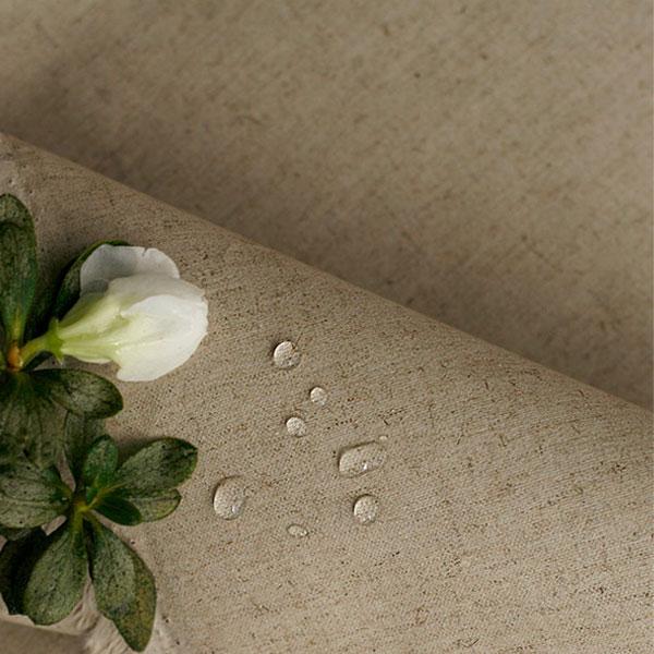 ( ラミネート ) ベーシックナチュラルリネン ラミネート │ 幅 70cm Laminating 【 商用利用可 】メール便（ゆうパケット）なら2個まで可能+販売サイズ：70cm x 45cm　+素材：リネン 55% + コットン 45%...