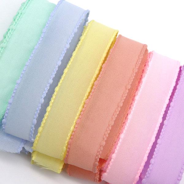 ( リボン ) ルミエール リボン  2.5cm x 90cm │ 6color 【 商用利用可 】+販売サイズ：2.5cm x 90cm+素材:　ポリエステルクラフトやギフトラッピングはもちろん、衣類や小物のデコレーションにもぴったり。オ...