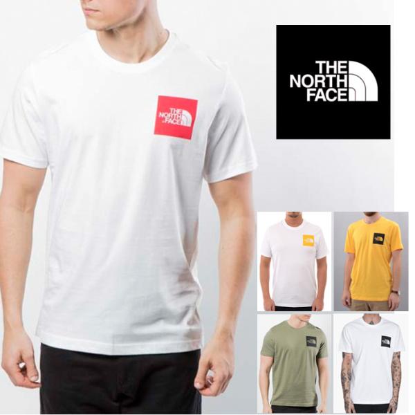 【検索ワード】ノースフェイス ボックスロゴT Tシャツ THE NORTH FACE S/S FINE TEE T0CEQ5 Black Red Yellow Khaki White 半袖Tシャツ 街着 キャンプ アウトドア ロゴ メンズ ...