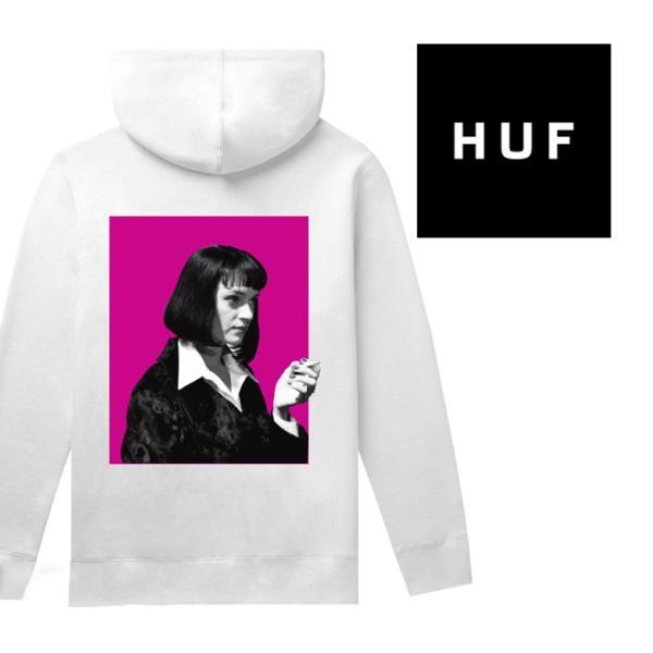 【検索ワード】ハフ パーカー huf PULP FICTION MIA P/O HOODIE PF00337 White プルオーバー フーディー パルプフィクション コラボ スケート スケーター 白 ホワイト 映画 SB スケートボード ...