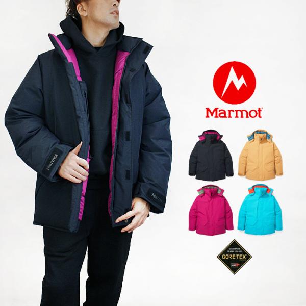 【検索ワード】マーモット マンモスパーカー ダウンジャケット Marmot MAMMOTH PARKA 91490 BIGGIE BIG BOY Black Enamel Blue Wild Rose Scotch ゴアテックス ダウン コ...