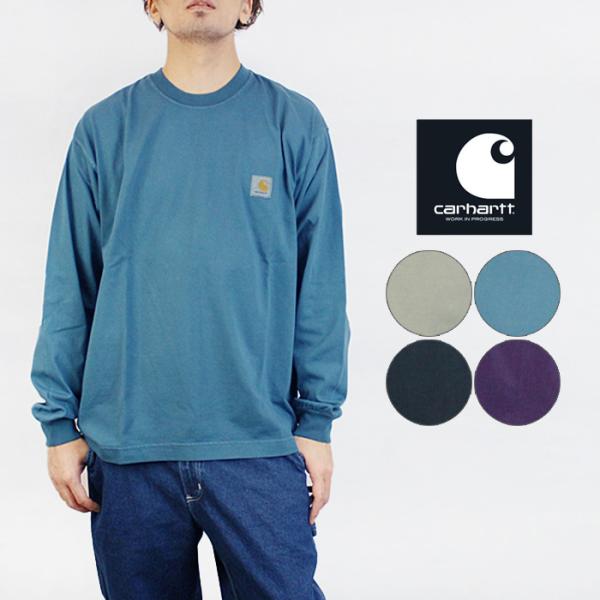 【検索ワード】カーハート ダブリューアイピー Tシャツ ロンT CARHARTT WIP work in progress L/S VISTA T-SHIRT I029599 Dark Iris Eucalyptus Indican Soo...