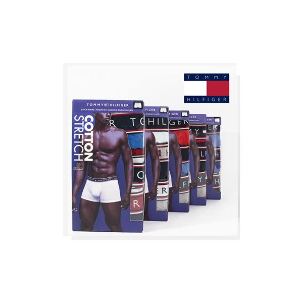 【検索ワード】トミーヒルフィガー ボクサーブリーフ ボクサーパンツ TOMMY HILFIGER  Stretch STRETCH COTTON TRUNK 3P 09T4159 3Pack 3枚組 Red Blue Gray Black ...