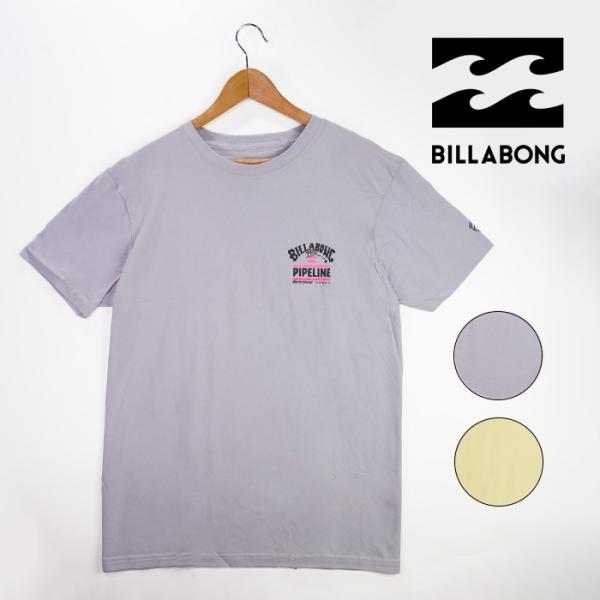 【検索ワード】ビラボン Tシャツ BILLABONG PIPELINE SS TEE ABYZT01906 Grey Violet Mellow Yellow グレーバイオレット メローイエロー 半袖 Tシャツ ロゴ バックプリント サーフ...