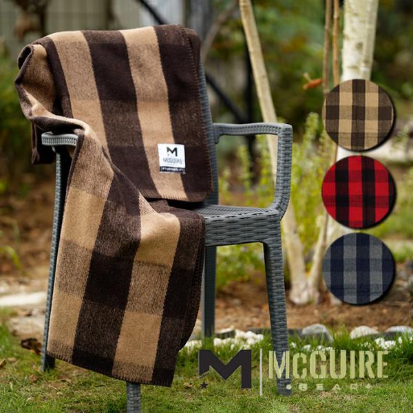 【検索ワード】マグワイアギア ブランケット McGUIRE GEAR BUNKHOUSE PLAID WOOL CAMPING BLANKET ラグ 毛布 防寒 難燃 バンクハウス プライドウール キャンピング ブランケット チェック柄 テ...