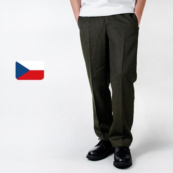 【検索ワード】USED チョコ軍 ドレスパンツ CZECH OD M98 UNIFORM PANTS LIKE NEW ミリタリースラックス ユニフォームパンツ フィールドパンツ タイト ライクニュー ビンテージ 中古 古着 サバゲー サバ...