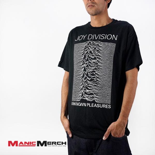 【検索ワード】マニックマーチ ジョイ・ディビジョン バンドTシャツ Manic Merch JOY DIVISION Unknown Pleasures アンノウンプレジャーズ Tシャツ MM-JOY-01 Black バンT ブラック 黒...