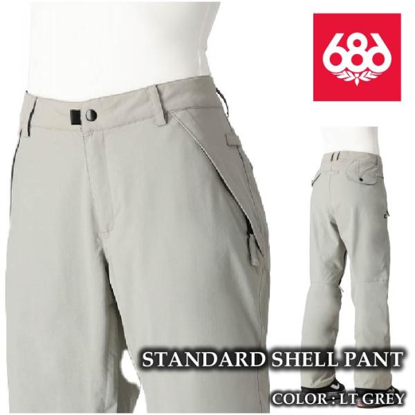 【検索ワード】[日本正規品] スノーボード ウェア パンツ シックスエイトシックス 2025 686 STANDARD SHELL PANT Lt Grey レディース 24-25 予約 686 シックスエイトシックス ゴアテックス GOR...