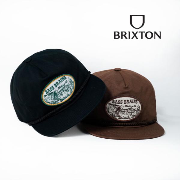 【検索ワード】ブリクストン × ベースブレインズ 帽子 キャップ BRIXTON × BASS BRAINS SWIM HP SNAPBACK 11660 スケーター ストリート アウトドア キャンプ フィッシング ヘッドウェア メンズ 男...