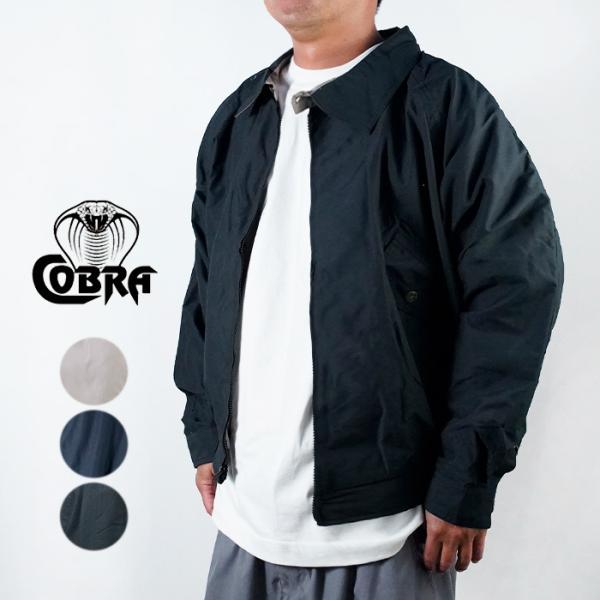 【検索ワード】コブラキャップス エグゼクティブジャケット COBRA CAPS MICROFIBER EXECUTIVE JACKET マイクロファイバー スイングトップ ハリントンジャケット ドリズラージャケット 短丈  無地 メンズ c...