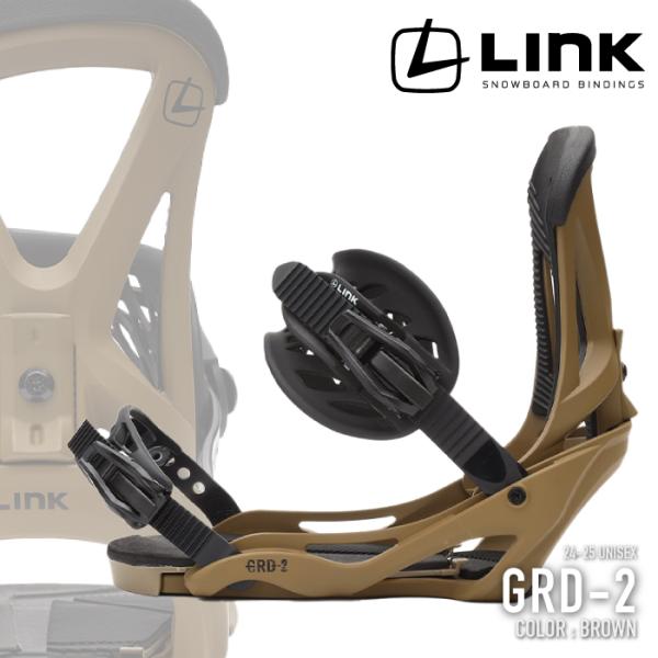 【検索ワード】スノーボード バインディング ビンディング リンク LINK GRD-2 Brown メンズ レディース 24-25 日本正規品 LINK リンク SNOWBOARD スノボ スノーボード ウィンタースポーツ 国内正規品 保証...