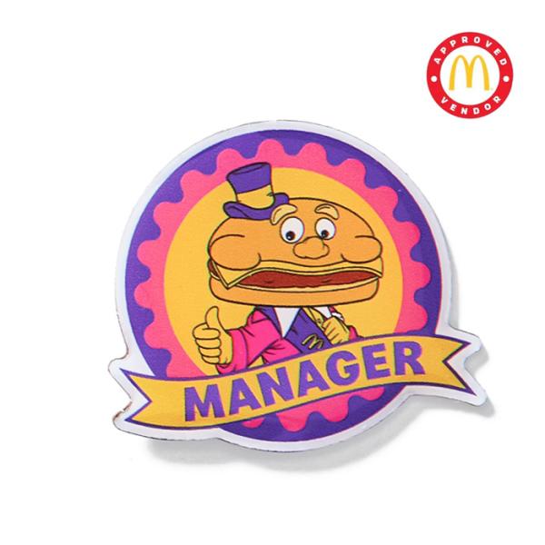 【検索ワード】【ネコポス発送】マクドナルド ラペルピン McDonald's MANAGER MAYOR MCCHEESE PIN 7251413 ピンバッジ マヨール・マクチーズ ファストフード アメリカ 飲食 メンズ 男性 レディース ...