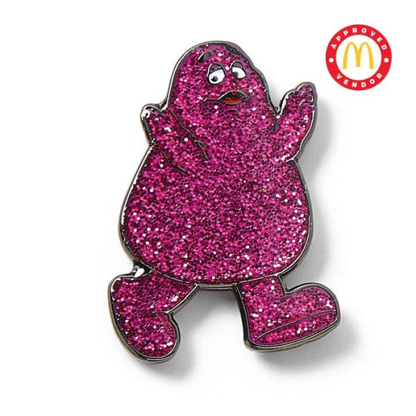 【検索ワード】【ネコポス発送】マクドナルド ラペルピン McDonald's GLITTER GRIMACE LAPEL PIN 3236701 ピンバッジ グリッター グリマス ファストフード アメリカ 飲食 メンズ 男性 レディース ウ...