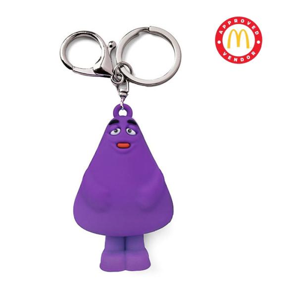 【検索ワード】マクドナルド キーホルダー McDonald's GRIMACE KEYCHAIN 7236701 グリマスキーチェーン ファストフード アメリカ 飲食 メンズ 男性 レディース ウーマンズ 女性 ユニセックス GRIMACE...