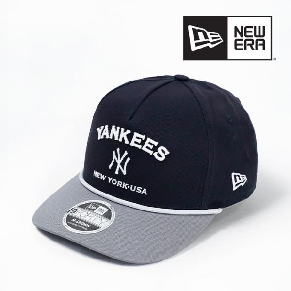 【検索ワード】ニューエラ 帽子 キャップ NEWERA MLB 9FORTY M-CROWN AF 2TONE ROPE NEWYORK YANKEES 60612714 Black ニューヨーク・ヤンキース MLB メジャーリーグ ベース...
