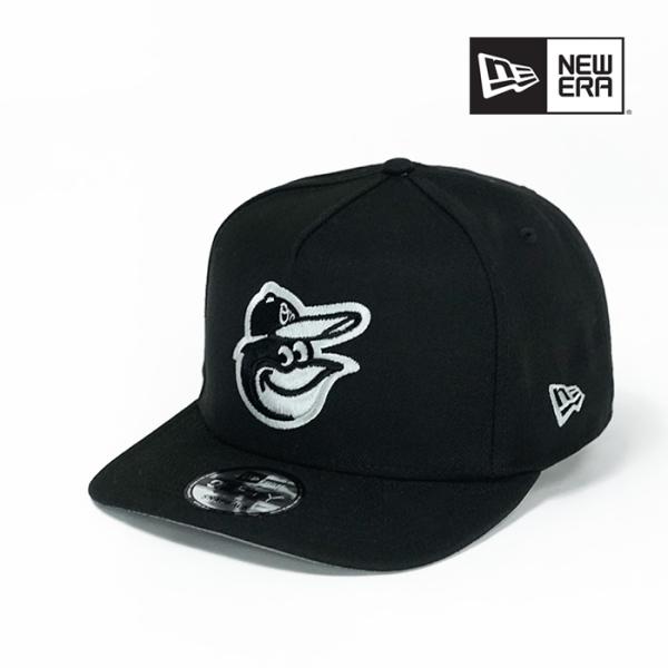 【検索ワード】ニューエラ 帽子 キャップ NEWERA MLB 950AF 9FOFTY A-FRAME SNAPBACK BALTIMORE ORIOLES 60596823 Black White ボルチモア・オリオールズ MLB メジ...