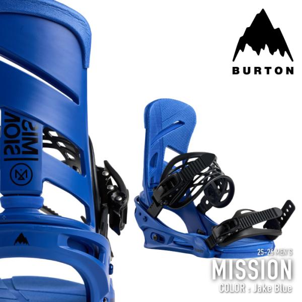 【検索ワード】[日本正規品]  スノーボード ビンディング バートン BURTON MEN'S MISSION Jake Blue ミッション バインディング メンズ 25-26 SNOWBOARD snowboard スノーボード BIN...