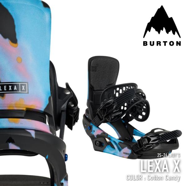 【検索ワード】スノーボード ビンディング バートン BURTON WOMEN'S LEXA X Cotton Candy レクサ エックス バインディング レディース 25-26 SNOWBOARD snowboard スノーボード BIN...