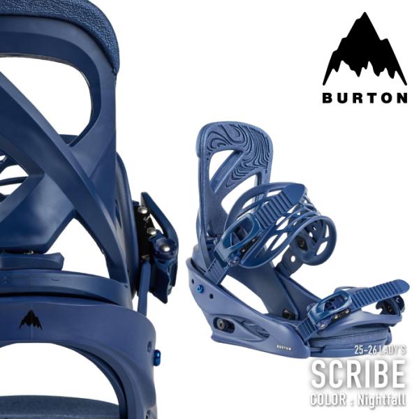 【検索ワード】スノーボード ビンディング バートン BURTON WOMEN'S SCRIBE Night Fall スクライブ バインディング レディース 25-26 SNOWBOARD snowboard スノーボード BINDING ...