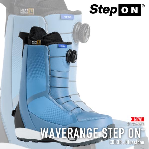 【検索ワード】日本正規品 スノーボード ブーツ バートン BURTON MEN'S WAVERANGE STEP ON Blue Stone ウェーブレンジ ステップオン メンズ 25-26 予約爆買 SNOWBOARD snowboard...
