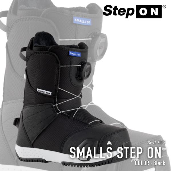 【検索ワード】[日本正規品]  スノーボード ブーツ バートン BURTON KIDS' SMALLS STEP ON Black スモールズ ステップオン キッズ ユース こども 25-26 SNOWBOARD snowboard スノー...