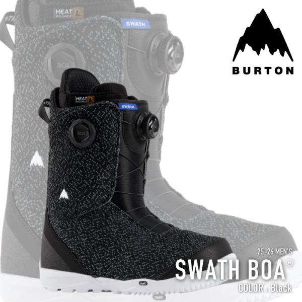 【検索ワード】日本正規品 スノーボード ブーツ バートン BURTON MEN'S SWATH BOA Black スワス ボア メンズ 25-26 予約 SNOWBOARD snowboard BOOTS boots  Black ブラッ...