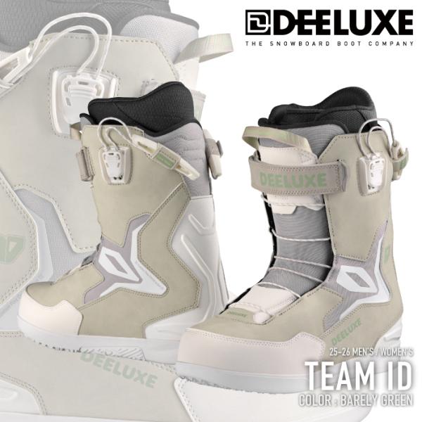 日本正規品 スノーボード ブーツ ディーラックス DEELUXE TEAM ID Barely Green チーム アイディー メンズ レディース 25-26