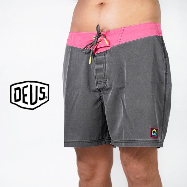 【検索ワード】デウスエクスマキナ サーフパンツ Deus Ex Machina CATCH BOARDSHORT DMP242295B Anthracite ショーツ サーフショーツ 短パン ハーフパンツ 海パン 海水浴 プール レングス1...