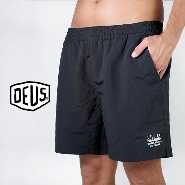 【検索ワード】デウスエクスマキナ サーフパンツ Deus Ex Machina SERVICE SWIMSHORT DMP252938B Black ショーツ サーフショーツ 短パン ハーフパンツ 海パン 海水浴 プール サーフィン メンズ...