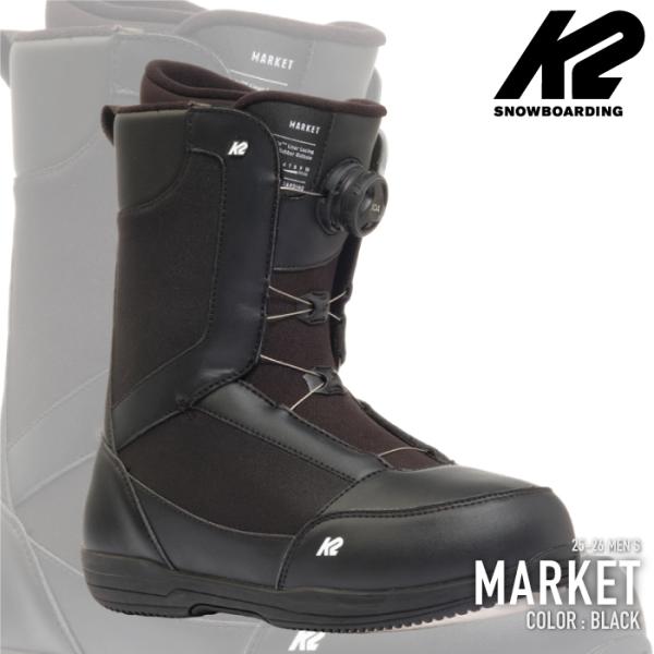 【検索ワード】[日本正規品] スノーボード ブーツ ケーツー K2 MARKET Black マーケット メンズ 25-26 予約 SNOWBOARD snowboard スノーボード BOOTS boots ブーツ ケーツー K2 MAR...