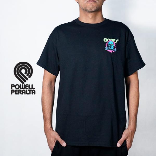 【検索ワード】パウエル ペラルタ 半袖 Tシャツ POWELL PERALTA RIPPER T-SHIRTS CTMPPRIPBLX リッパー Tシャツ 髑髏 ドクロ スカル グラフィックアート オールドスクール バックプリント ロゴ S...
