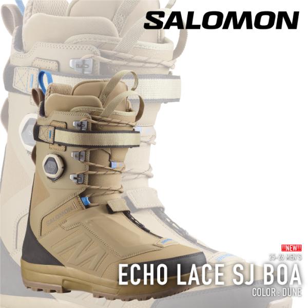 【検索ワード】[日本正規品]  スノーボード ブーツ サロモン SALOMON ECHO LACE SJ BOA Dune エコー メンズ 25-26 予約 日本正規品 SNOWBOARD snowboard スノーボード BOOTS bo...