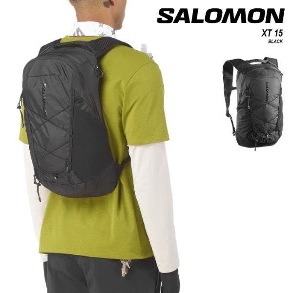 日本正規品 バックパック サロモン SALOMON XT 15 Black エックスティー メンズ レディース ユニセックス 2026FW