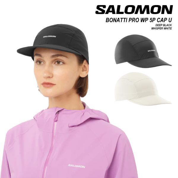 日本正規品 キャップ 帽子 サロモン SALOMON BONATTI PRO WP 5P CAP Deep Black / Whisper White ボナッティ プロ メンズ レディース ユニセックス 2026FW