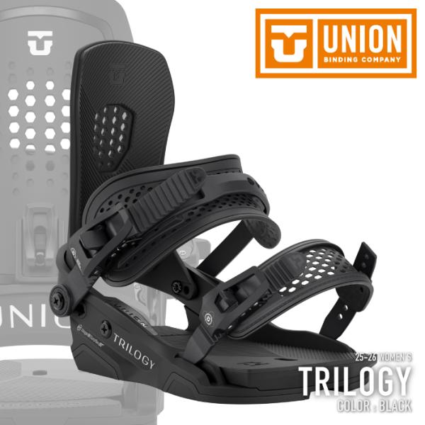 【検索ワード】[日本正規品] スノーボード ビンディング ユニオン UNION TRILOGY Black トリロジー バインディング レディース 25-26 予約 UNION union ユニオン SNOWBOARD スノボ スノーボード...