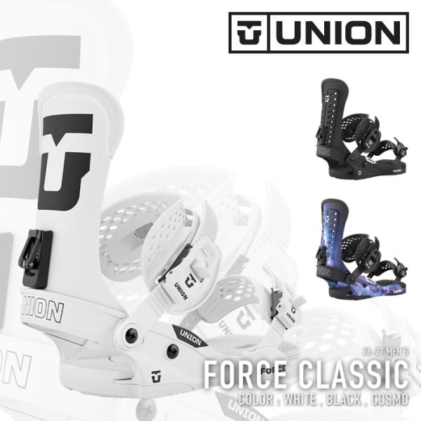 【検索ワード】[日本正規品] スノーボード ビンディング ユニオン UNION FORCE CLASSIC Black / White / Cosmo フォース クラシック バインディング メンズ 26-27 UNION Union uni...