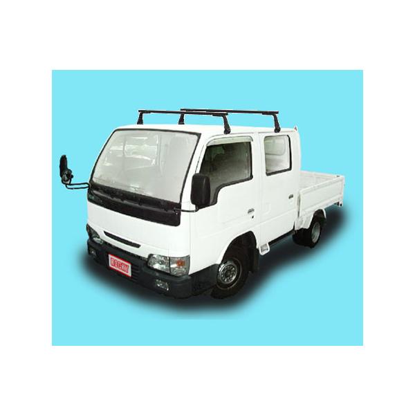 ■適合車種：イスズ　エルフ○型式：KA・KT・TL・NKR系□ボディタイプ・種類：標準Ｗキャブ・年式：全年式─キャリア仕様─　　製品品番：SGR-11　SGRシリーズ　スチール＋ペイント製 　◆荷台サイズ　長さ：　幅：1450ｍｍ　高さ：2...