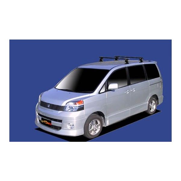 ■適合車種：トヨタ ヴォクシー○型式：AZR60G/AZR65G□ボディタイプ・種類：全車・年式：H13.11〜H19.6※取付はスライドドア開口部にキャリア取付専用ナットがあります─システムキャリア　ベースキット内容─バー：VB6　脚：F...