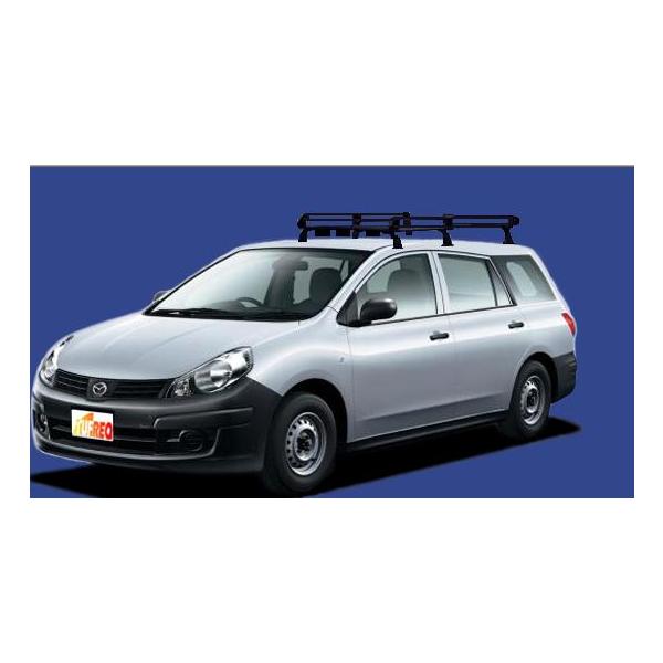 ■適合車種：マツダ　ファミリアバン○型式：Y12系□ボディタイプ・種類：全車・年式：H19.1〜─キャリア仕様─　　製品品番：PF232E+　P+シリーズ　長さ：ミドルタイプ◆荷台サイズ　長さ：1825mm　幅：1150mm　高さ：100m...