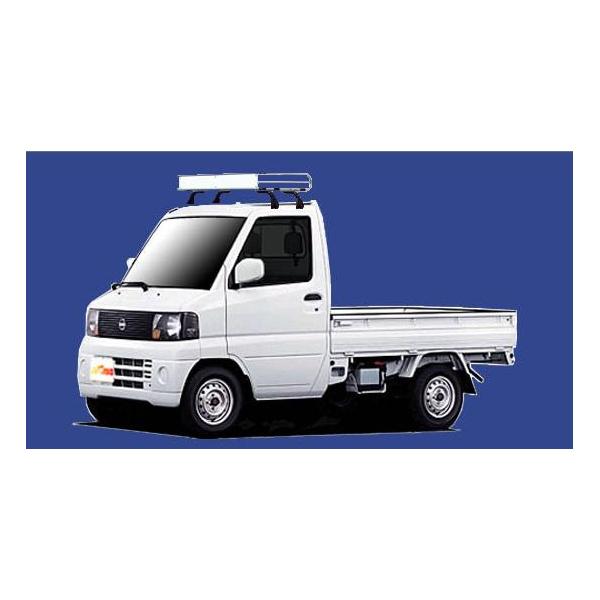 ■適合車種：ニッサン　クリッパートラック○型式：U71T/U72T□ボディタイプ・種類：全車・年式：H15.9〜─キャリア仕様─　　製品品番：NL228A　Nシリーズ　長さ：ショートタイプ◆荷台サイズ　長さ：575mm　幅：1150mm　高...