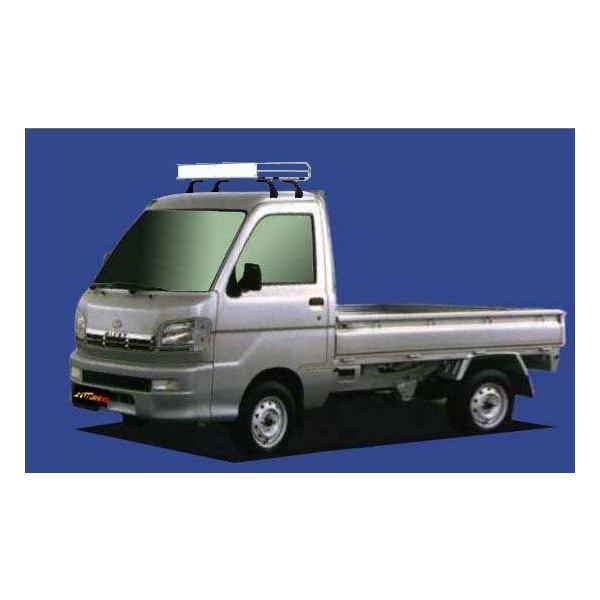 ■適合車種：ダイハツ　ハイゼットトラック○型式：S200P/S210P□ボディタイプ・種類：標準ルーフ・年式：H11.1〜─キャリア仕様─　　製品品番：NL228A　Nシリーズ　長さ：ショートタイプ◆荷台サイズ　長さ：575mm　幅：115...