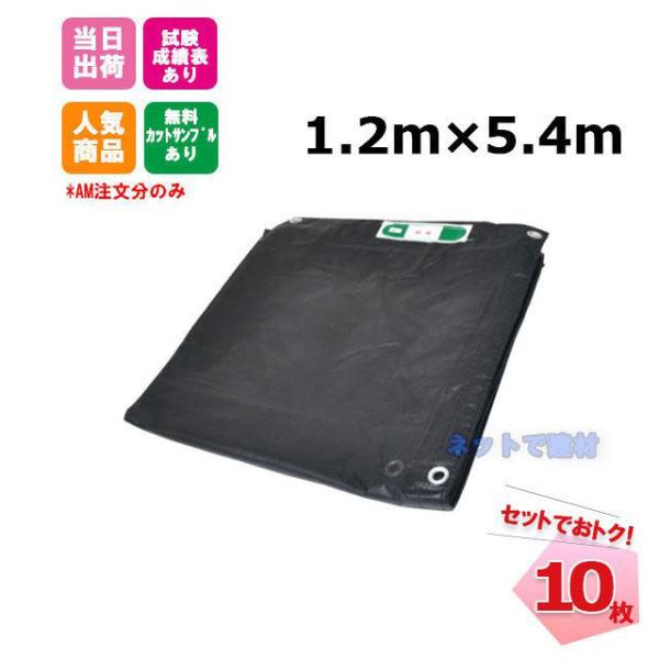 ●商品説明・商品名：防炎メッシュシート（2類相当）・型番：141280440・規格サイズ（約）：1.2×5.4m（120cm×540cm）・目合（約）：1mm・ピッチ：450P（450mm /45cm）・ハトメ数：32個・カラー：黒（ブラッ...