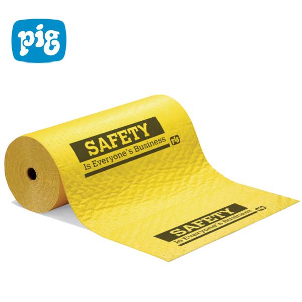 安全意識を高める、製造現場に馴染むグリーンのマット● 丈夫な不織布がついた表面は、毛羽立ちにくく、耐久性にすぐれています。● マットの両面から、素早く油・溶剤・水を吸収し、液体を保持します。● 手で簡単に切れるミシン目入りで、現場にあわせた...