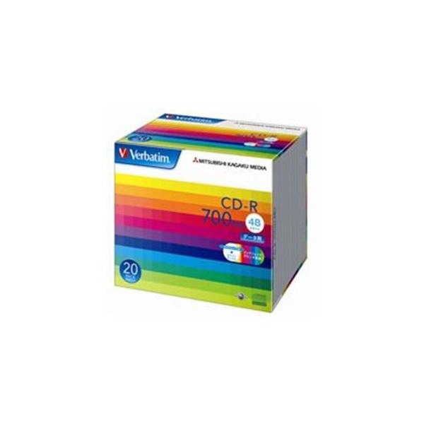 【商品名】 三菱化学メディア CD-R ＜700MB＞ SR80SP20V1 20枚 【ジャンル・特徴】 レーベル印刷可能 事務用品 業務用お得セット [ SR80SP20V1 ]