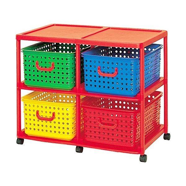 【商品名】 おもちゃ収納 収納棚 幅87cm 大型 4型 キャスター付き キッズ ビッグバスケット 子供用 子ども部屋 リビング オモチャ 玩具 遊具 【ジャンル・特徴】 キッズ ビッグバスケット 子供 おもちゃ収納 収納棚 キッズ用品 玩...