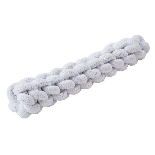 【商品名】 （まとめ） ナチュラルコットン ソフトスティック （ペット用品・犬用） 【×3セット】 【ジャンル・特徴】 天然素材のやわらかいコットンを編み込んで作った玩具