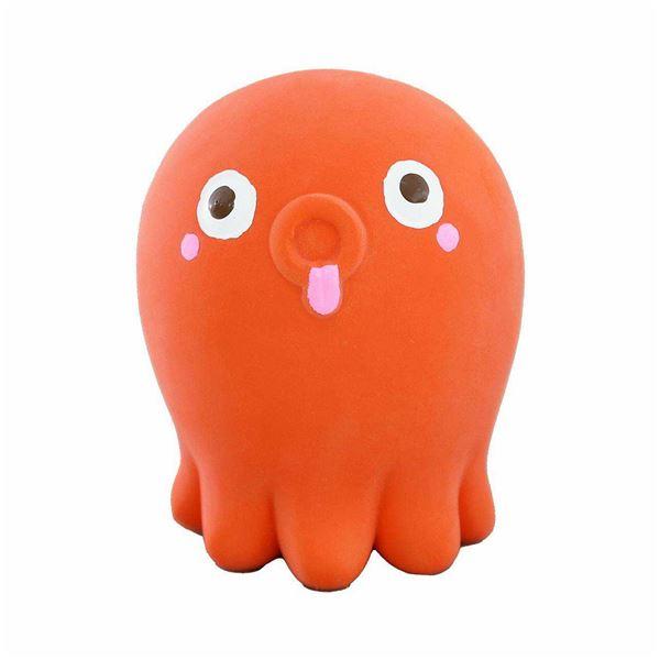 【商品名】 （まとめ） コロッとぷにぷにズーズー タコ （ペット用品・犬用） 【×3セット】 【ジャンル・特徴】 投げて！押して！噛んで！