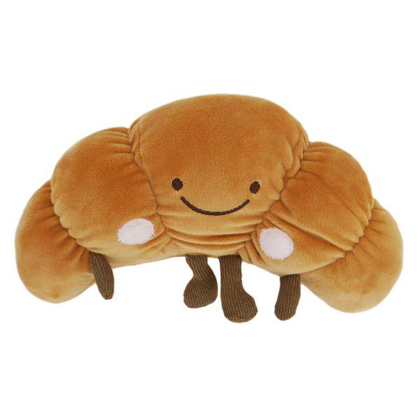 【商品名】 ペットプロ ぶんぶんはむはむ クロワッサン （ペット用品・犬用） 【ジャンル・特徴】 ふわもち触感のかわいいパンシリーズのおもちゃ